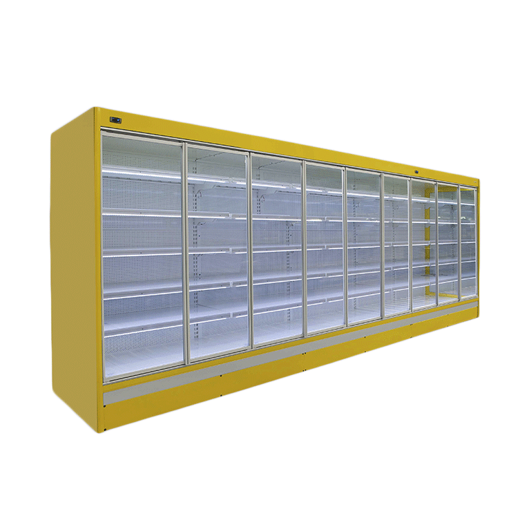 Vitrina mural pre-instalada modular de perfil bajo Serie EML PB